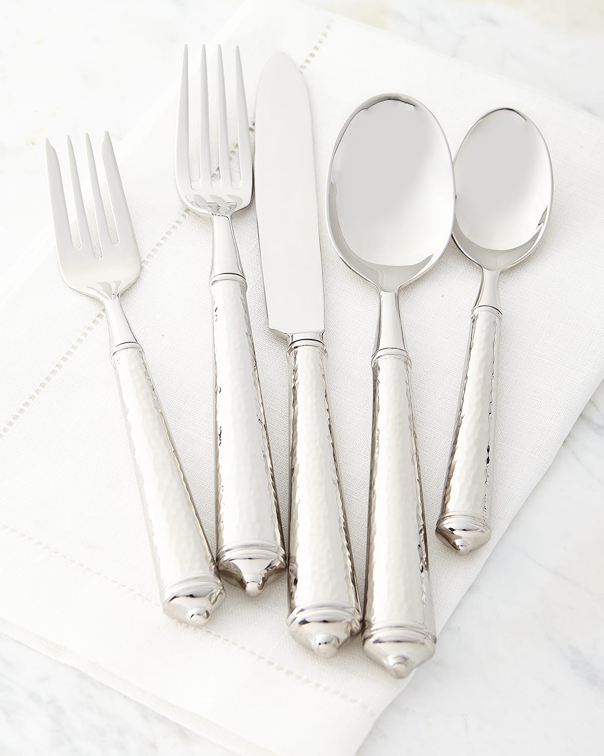 Ricci Silversmith 20-Piece Parisian Garden Flatware Set | Horchow