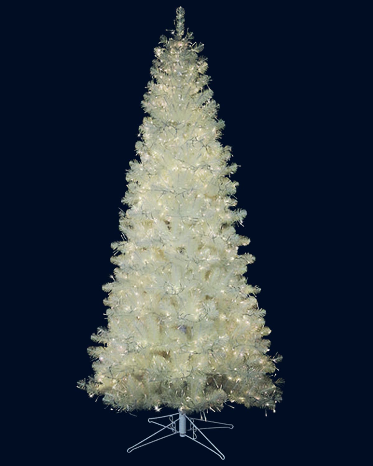 Barcana Alaskan Deluxe LED Pre-Lit Christmas Tree with 8-Function Rice ...