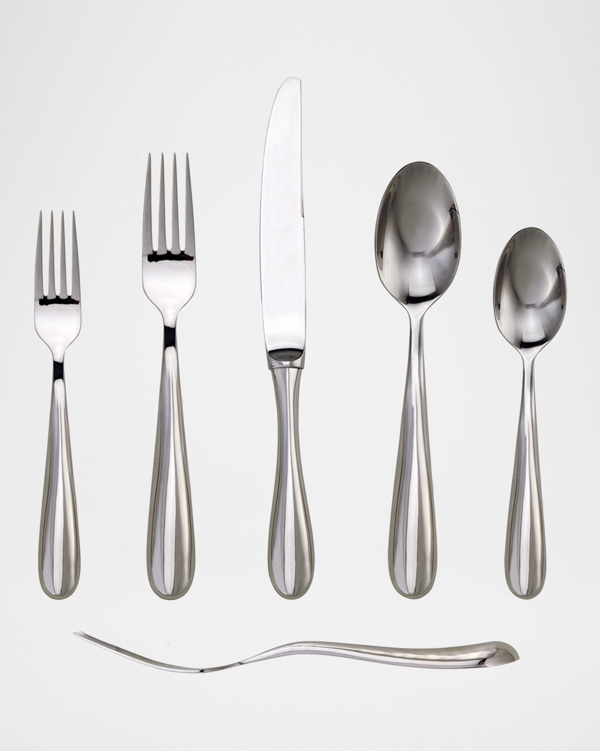Ricci Silversmith 5-Piece Artisan Flatware Set | Horchow