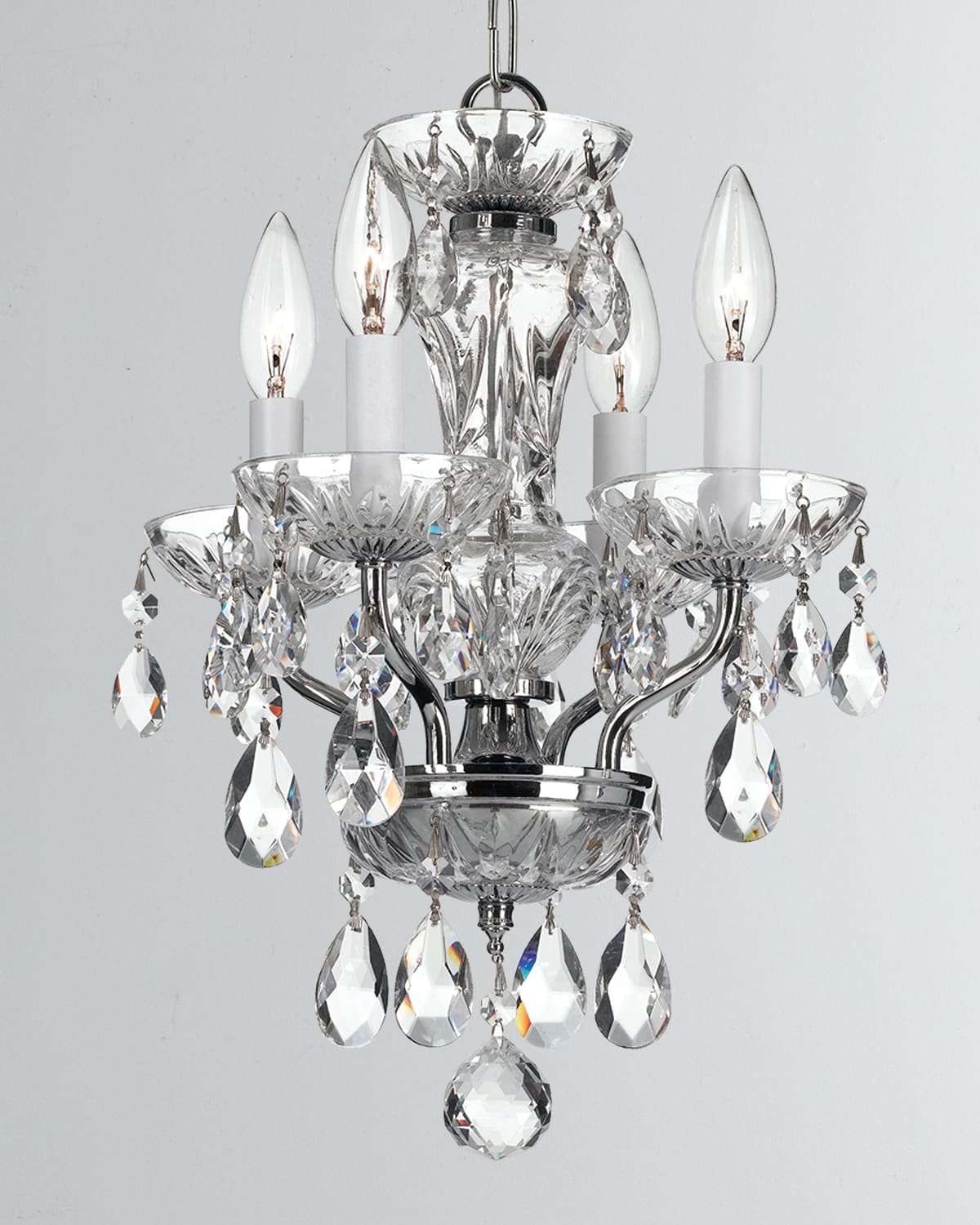 Crystorama Maria Theresa 6-Light Clear Crystal Chrome Chandelier | Horchow