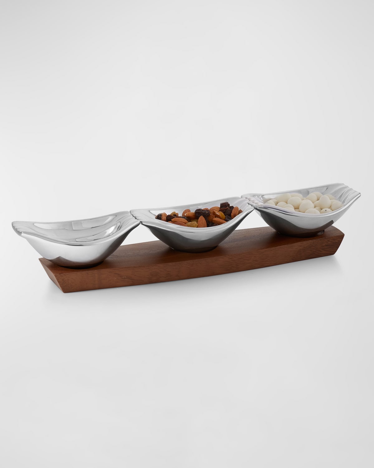 Nambe Cortina Divided Snack Server | Horchow