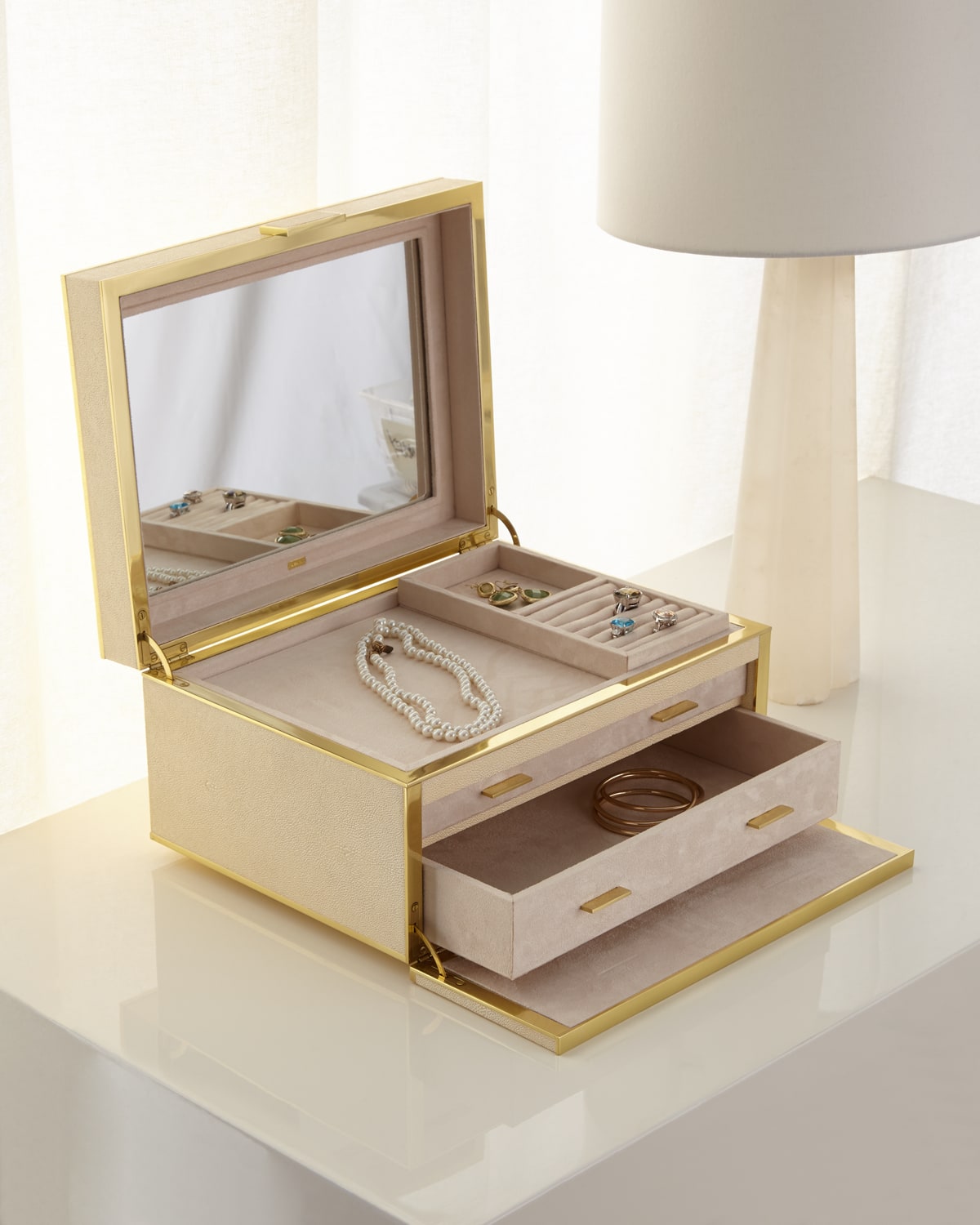 AERIN Piero Large Stacked Jewelry Box | Horchow