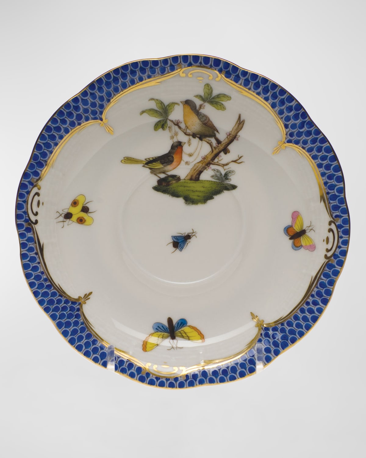 Herend Rothschild Blue Motif 04 Tea Saucer | Horchow