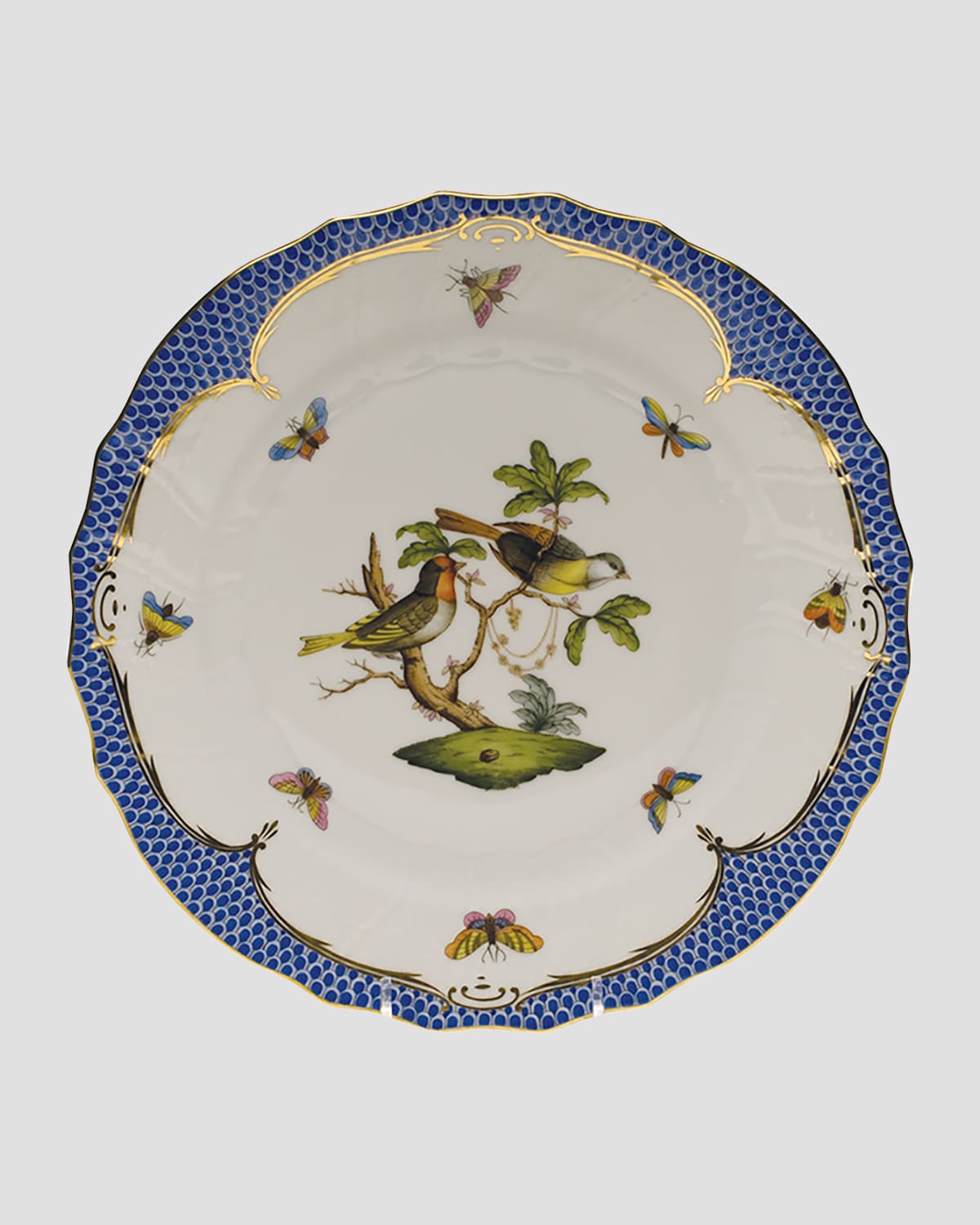 Herend Rothschild Blue Motif 05 Dinner Plate | Horchow