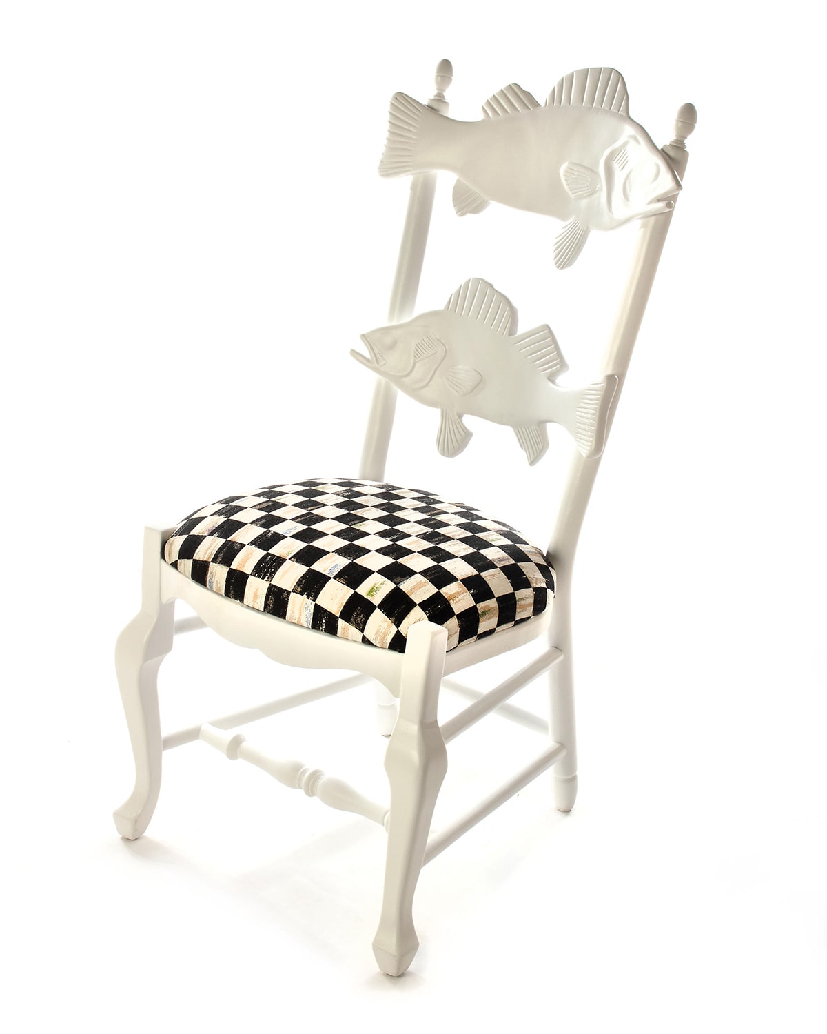 MacKenzie-Childs Rainbow Fish Chair | Horchow