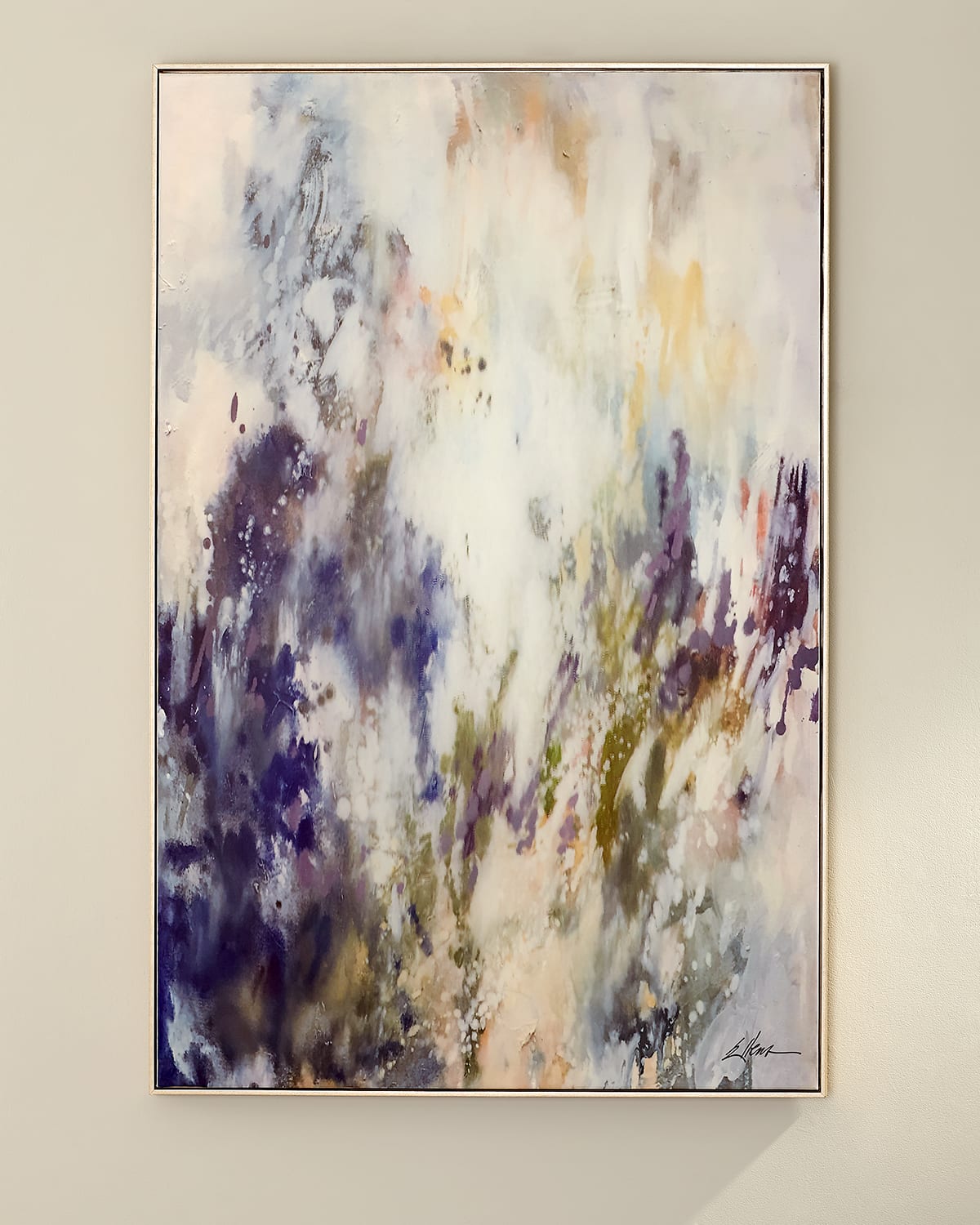 John-Richard Collection "Blue Gale" Canvas Art by Mary Hong | Horchow