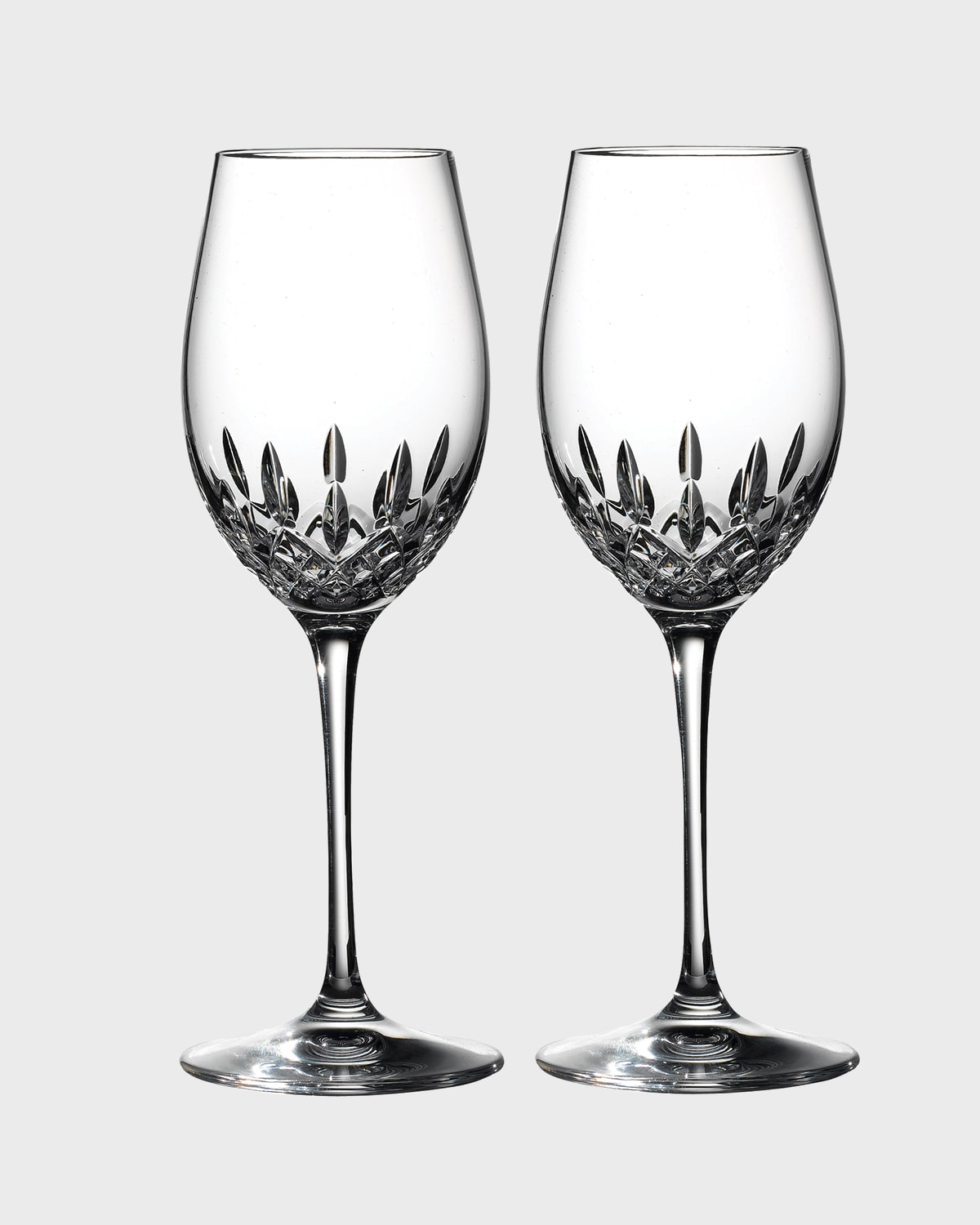 Waterford Crystal Lismore Nouveau Light Red Wine Glasses Set Of 2 Horchow