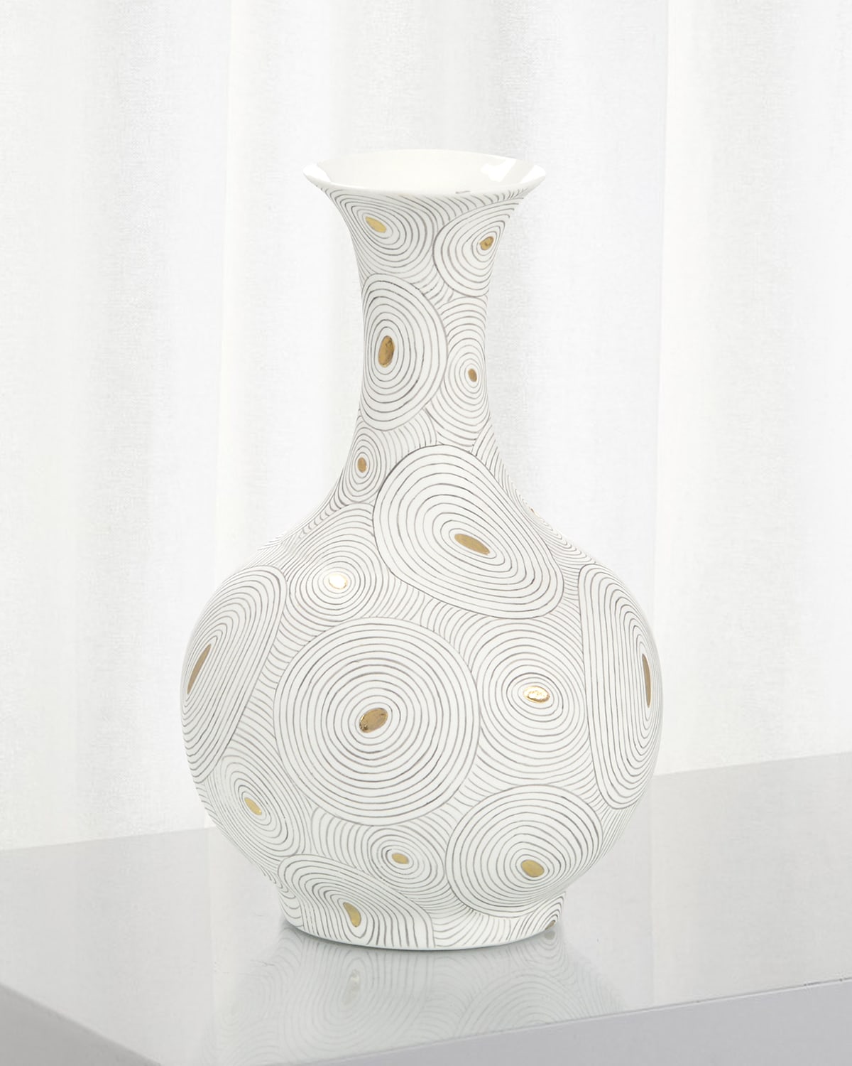 John-Richard Collection Porcelain Gardens Vase, Large | Horchow
