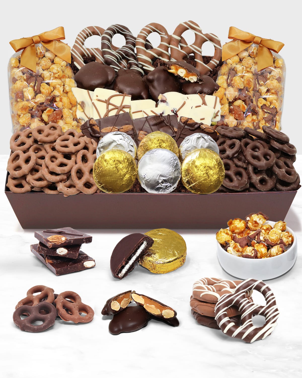 Chocolate Covered Company Premium Belgian Chocolate Covered Caramel Nut ...