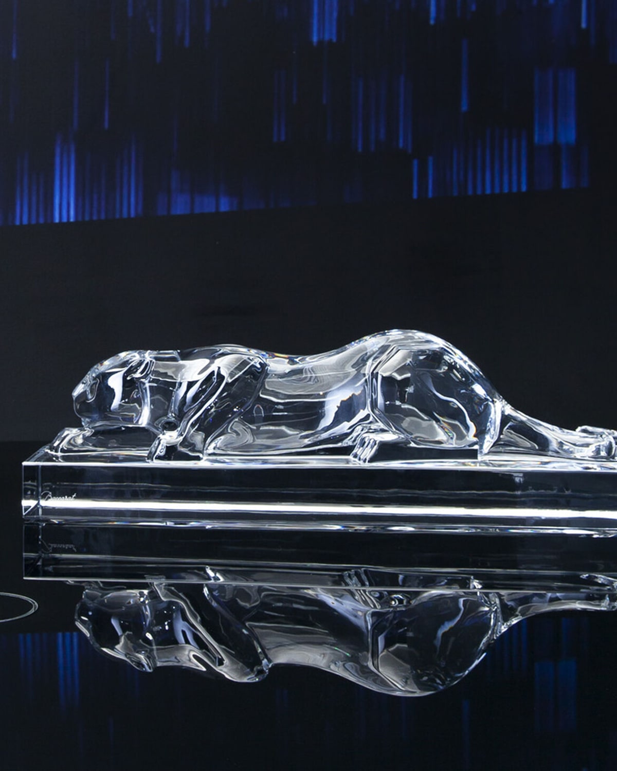 Baccarat Rigot Cat Statue | Horchow