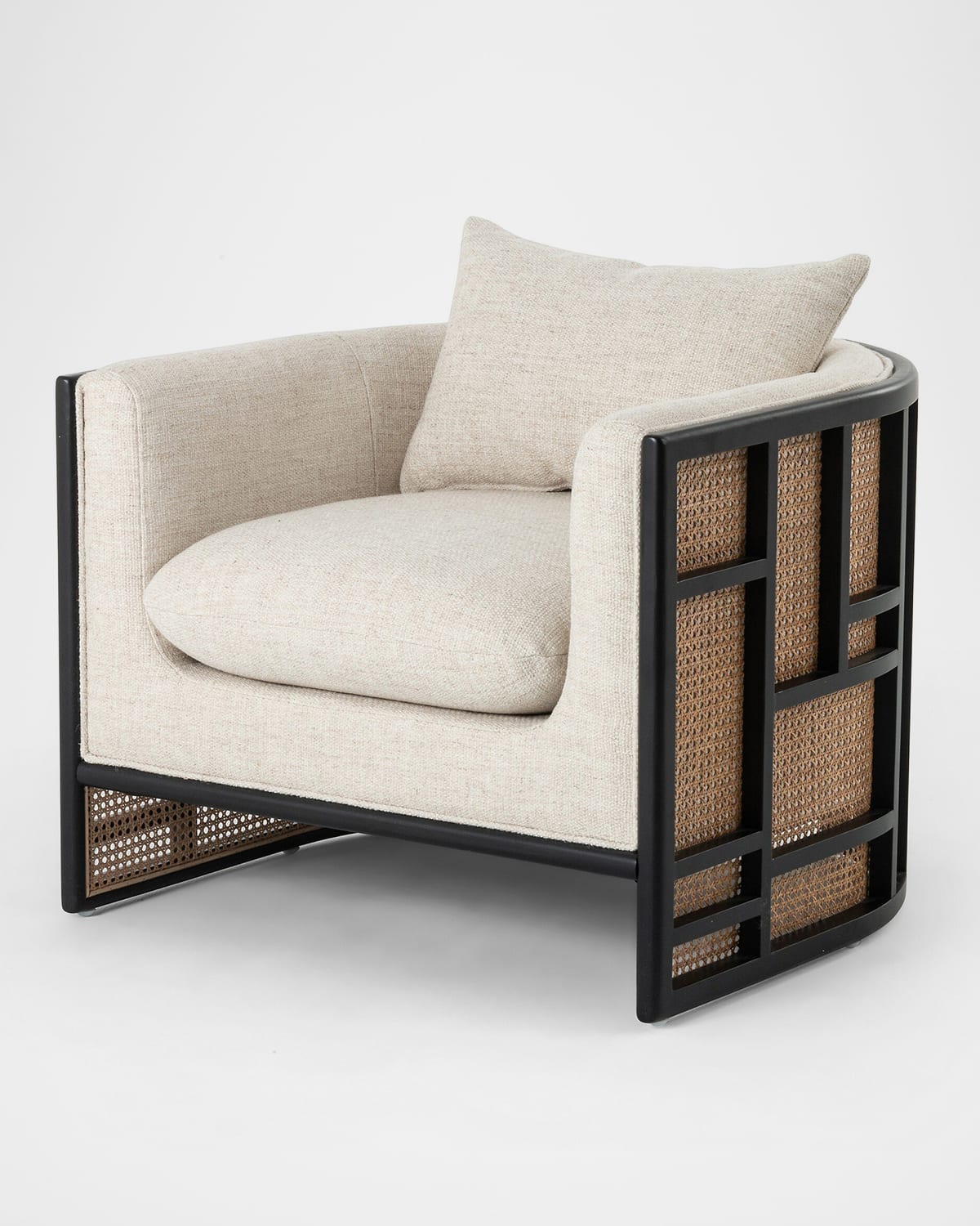 Four Hands Quinton Leather Swivel Chair | Horchow