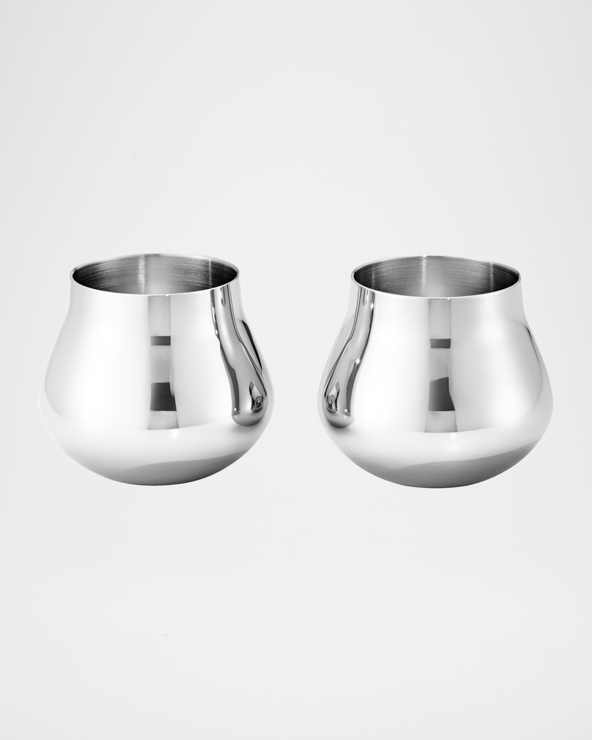 Georg Jensen Sky Wine Carafe Glass w/ Stainless Steel Coaster | Horchow