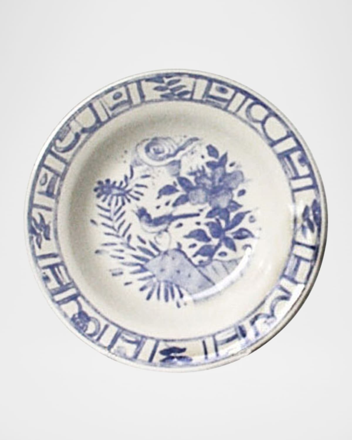 Gien Oiseau Blue & White Dessert Plate | Horchow