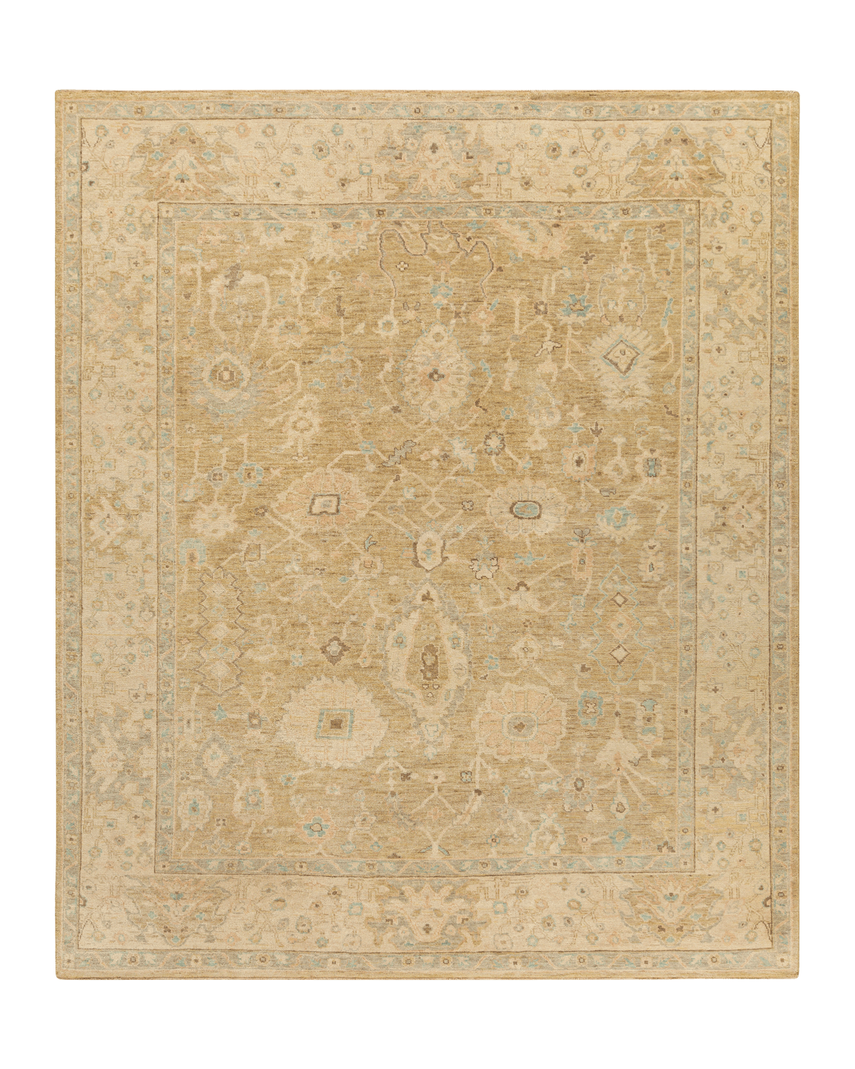 Latte Rust Oushak Rug 10 X 14 Horchow