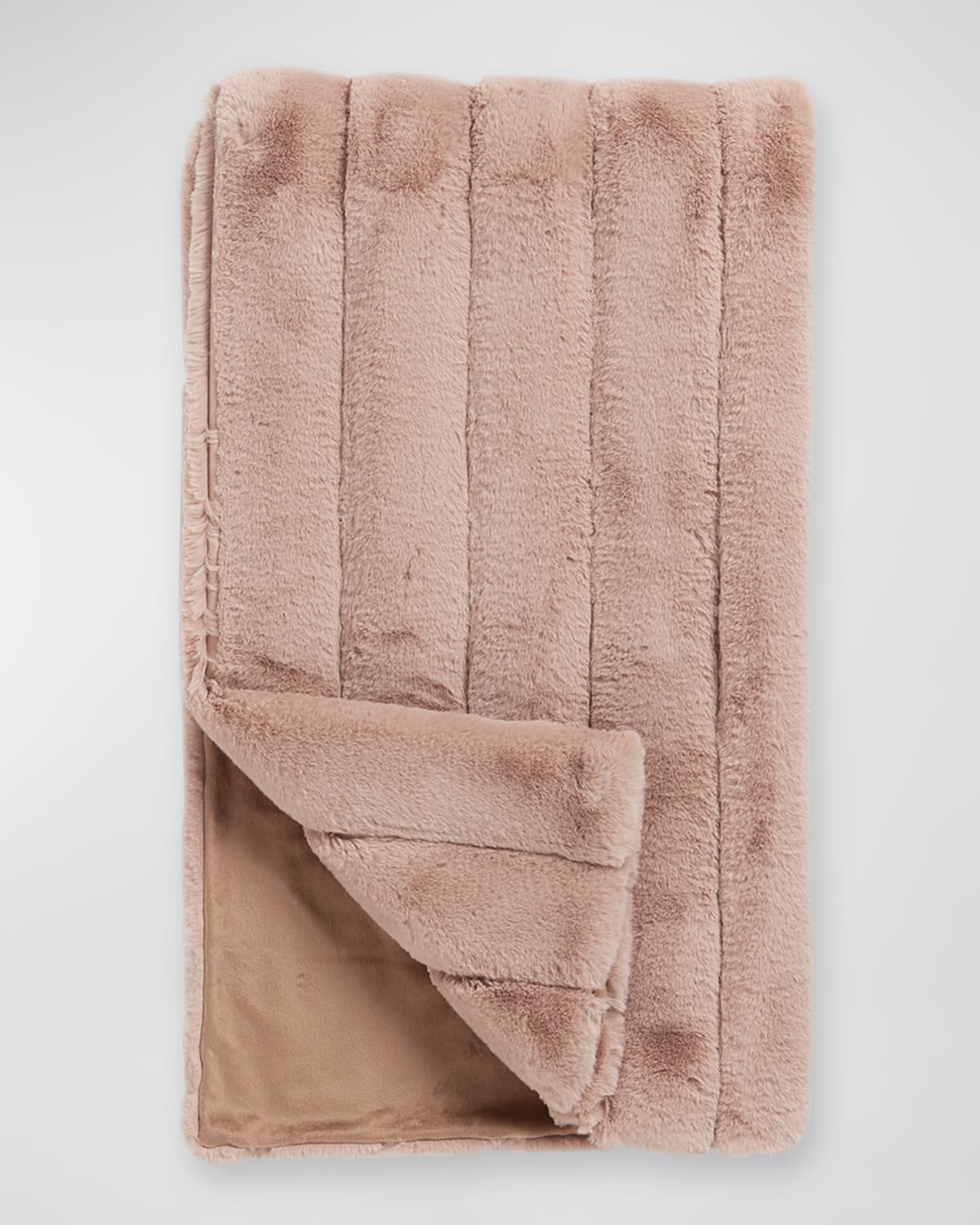 Fabulous Furs Weighted Luxury Faux Fur Throw Blanket | Horchow