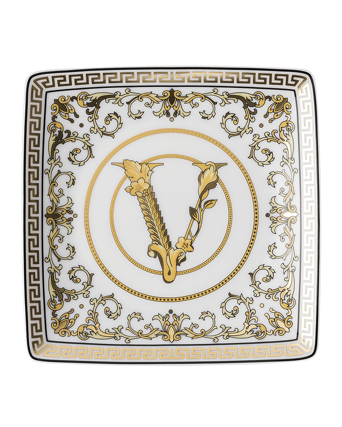 Versace Golden Medusa Canape Dish | Horchow
