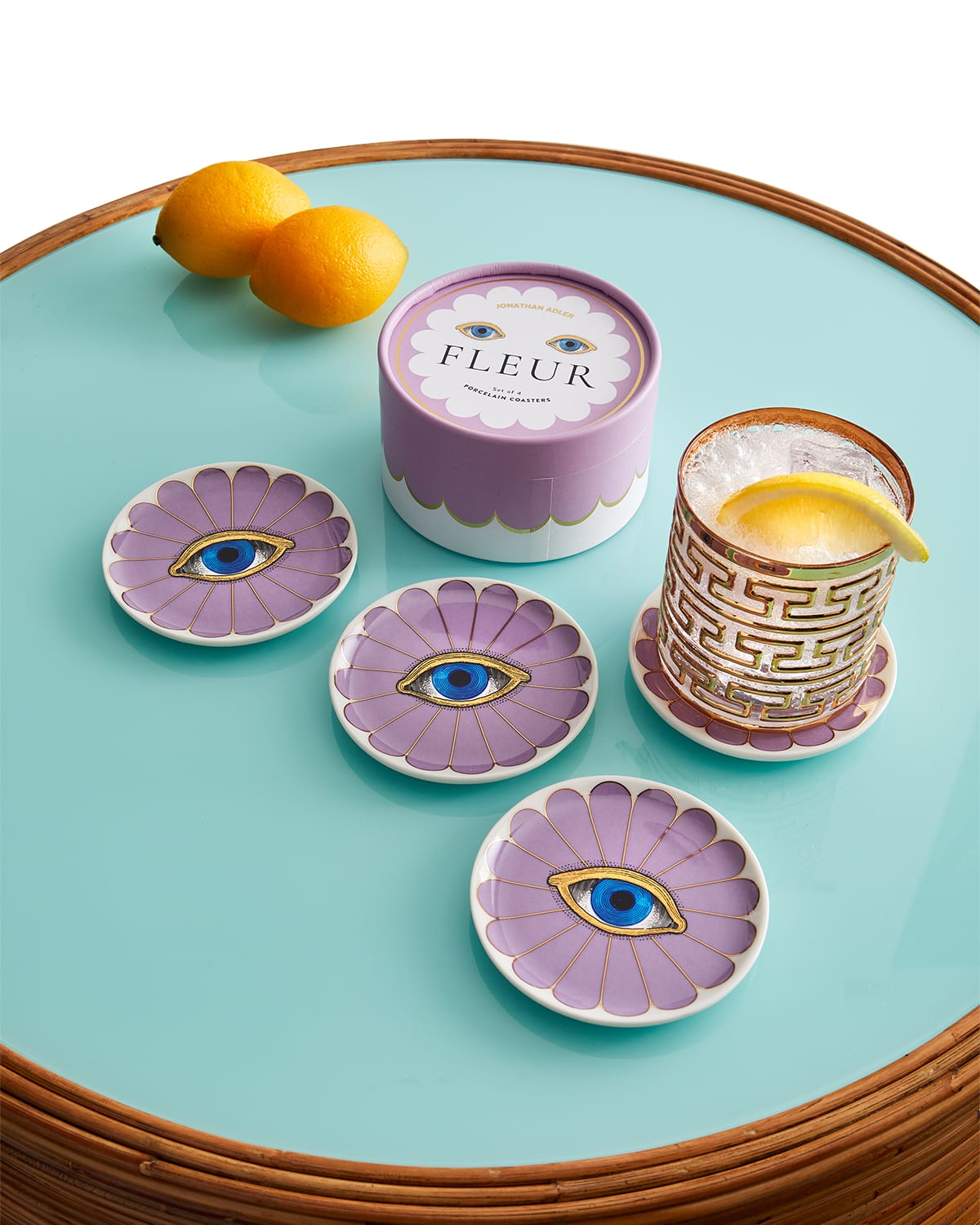 Jonathan Adler Mariposa Coasters, Set of 4 | Horchow Jonathan Adler Mariposa Coasters, Set of 4 | Horchow