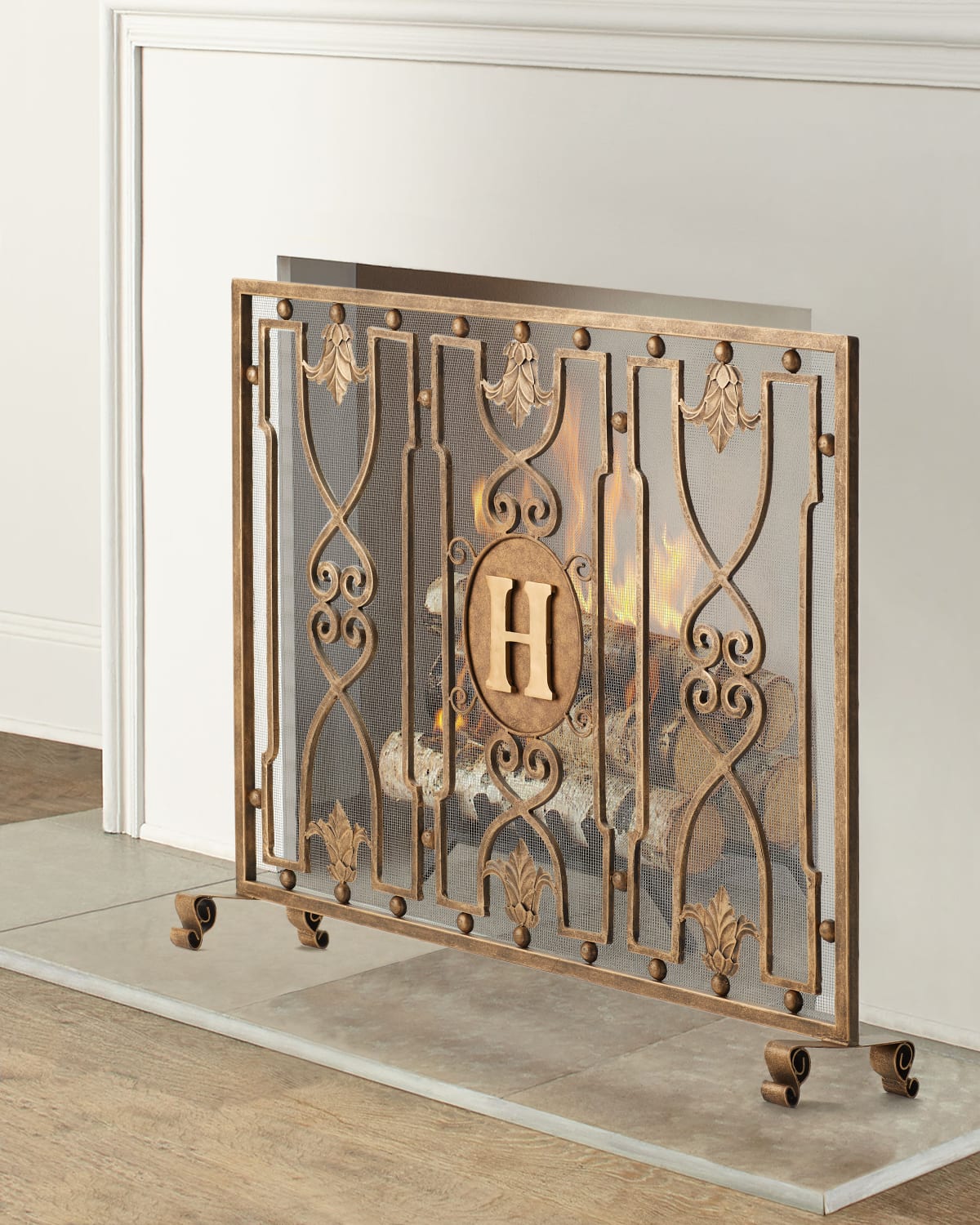Asian Design Fireplace Screen | Horchow