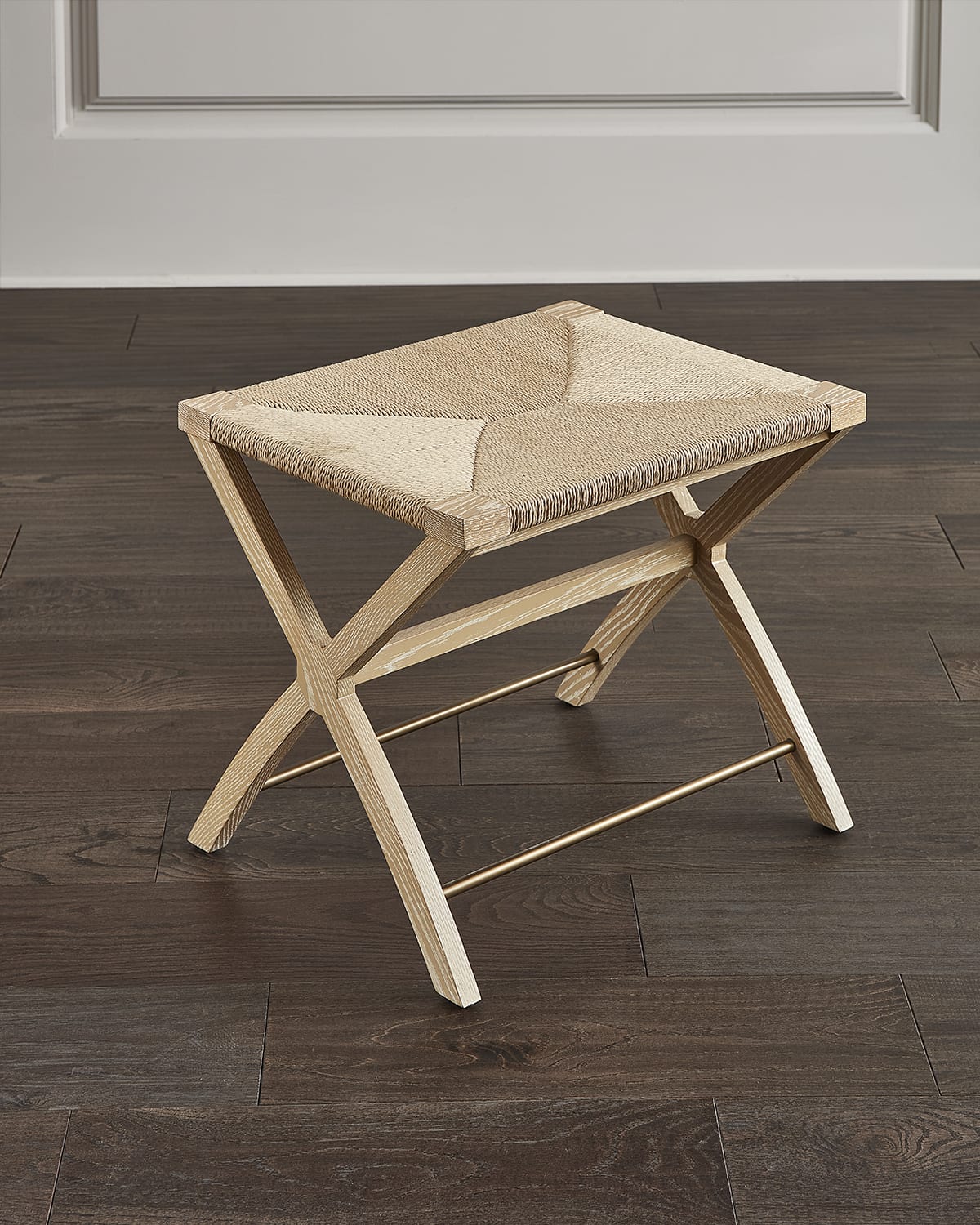 Worlds Away Ava Cane Bench | Horchow