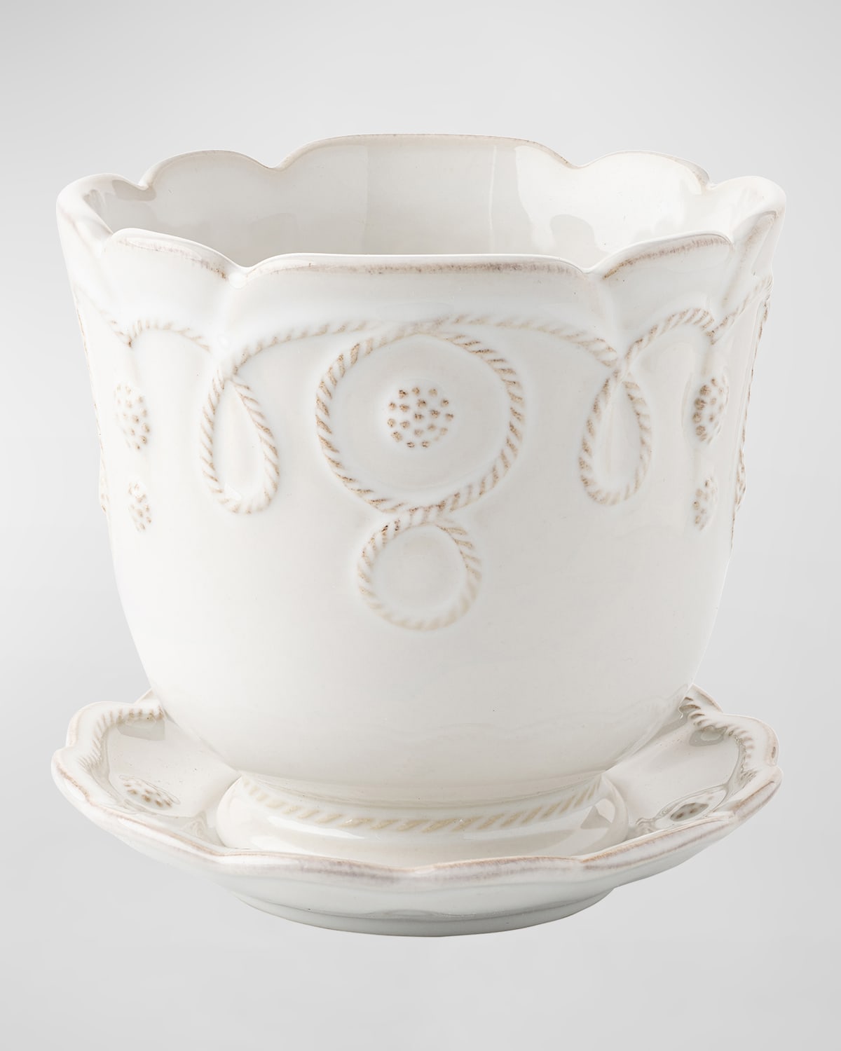 Juliska Jardins du Monde 7" Planter - Whitewash | Horchow