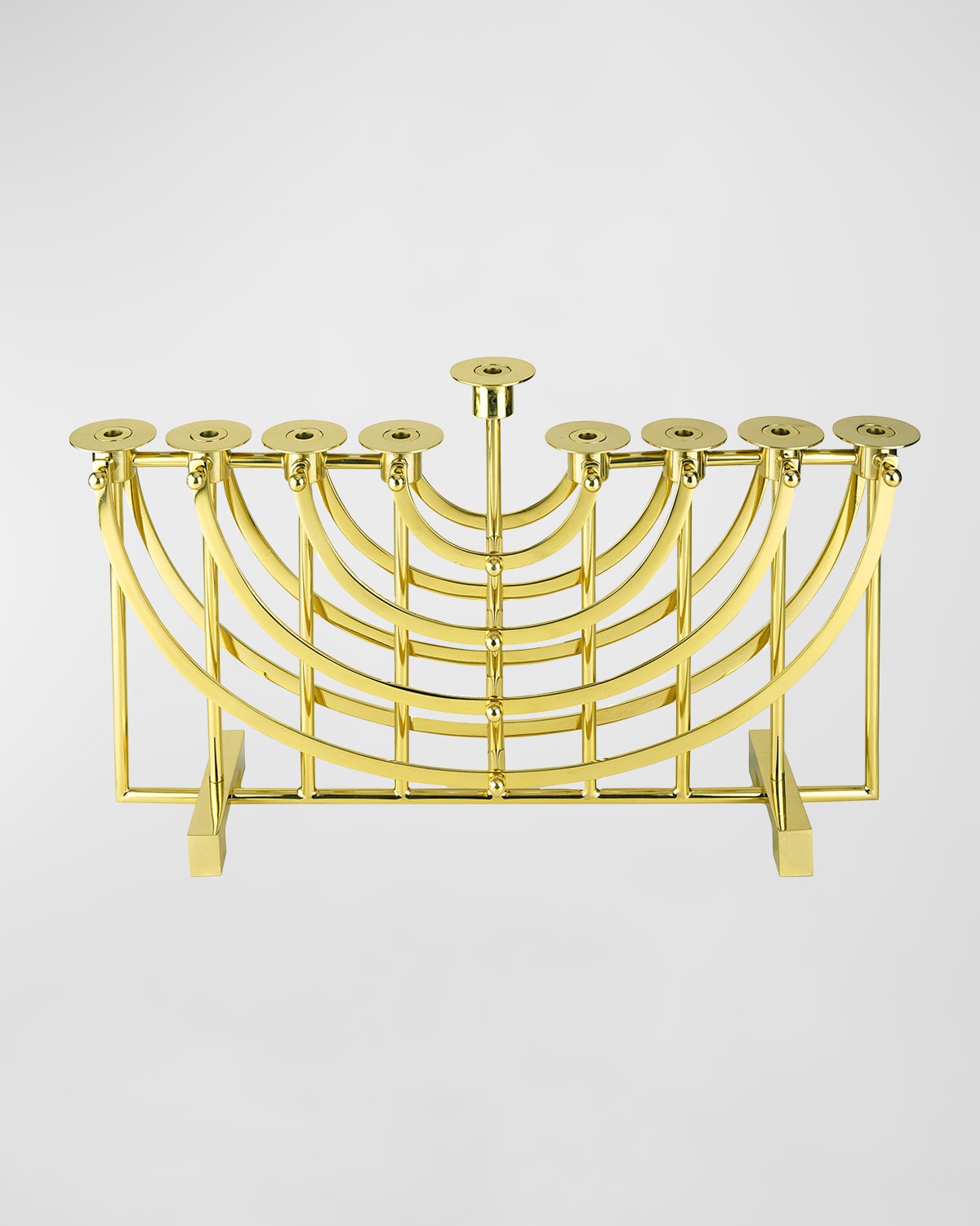 Ricci Silversmith Nickel Hanukkah Menorah | Horchow