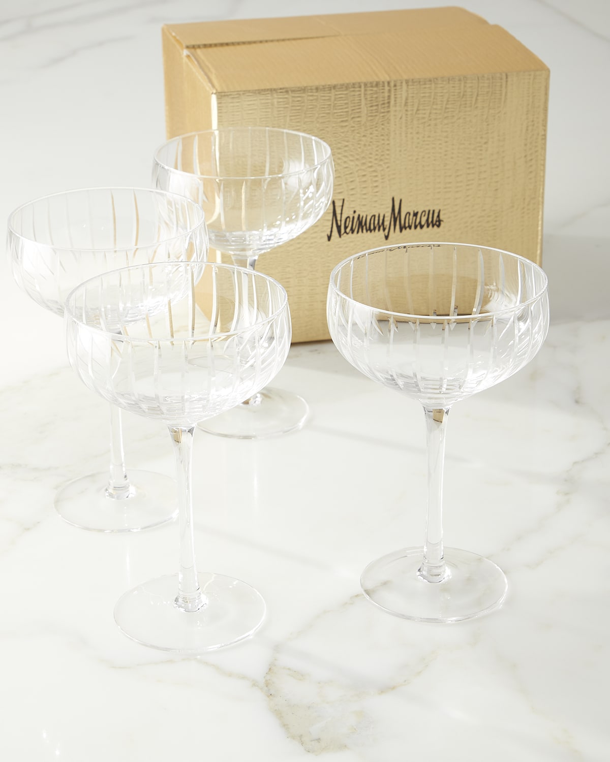 Neiman Marcus Figural Penguin 10 oz. Wine Glasses, Set of 4 | Horchow