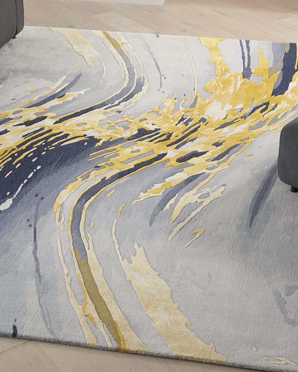 Nourison Prismatic Grey/Multicolor Hand-Tufted Rug, 8' x 10' | Horchow