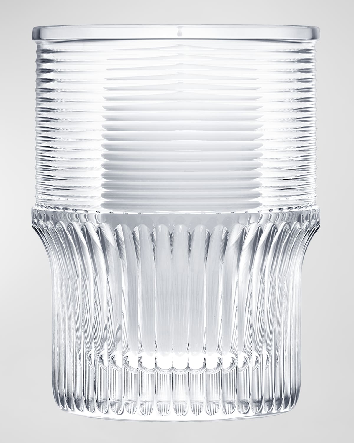 Saint Louis Crystal Arlequen 3-Light Candelabra, Amethyst | Horchow