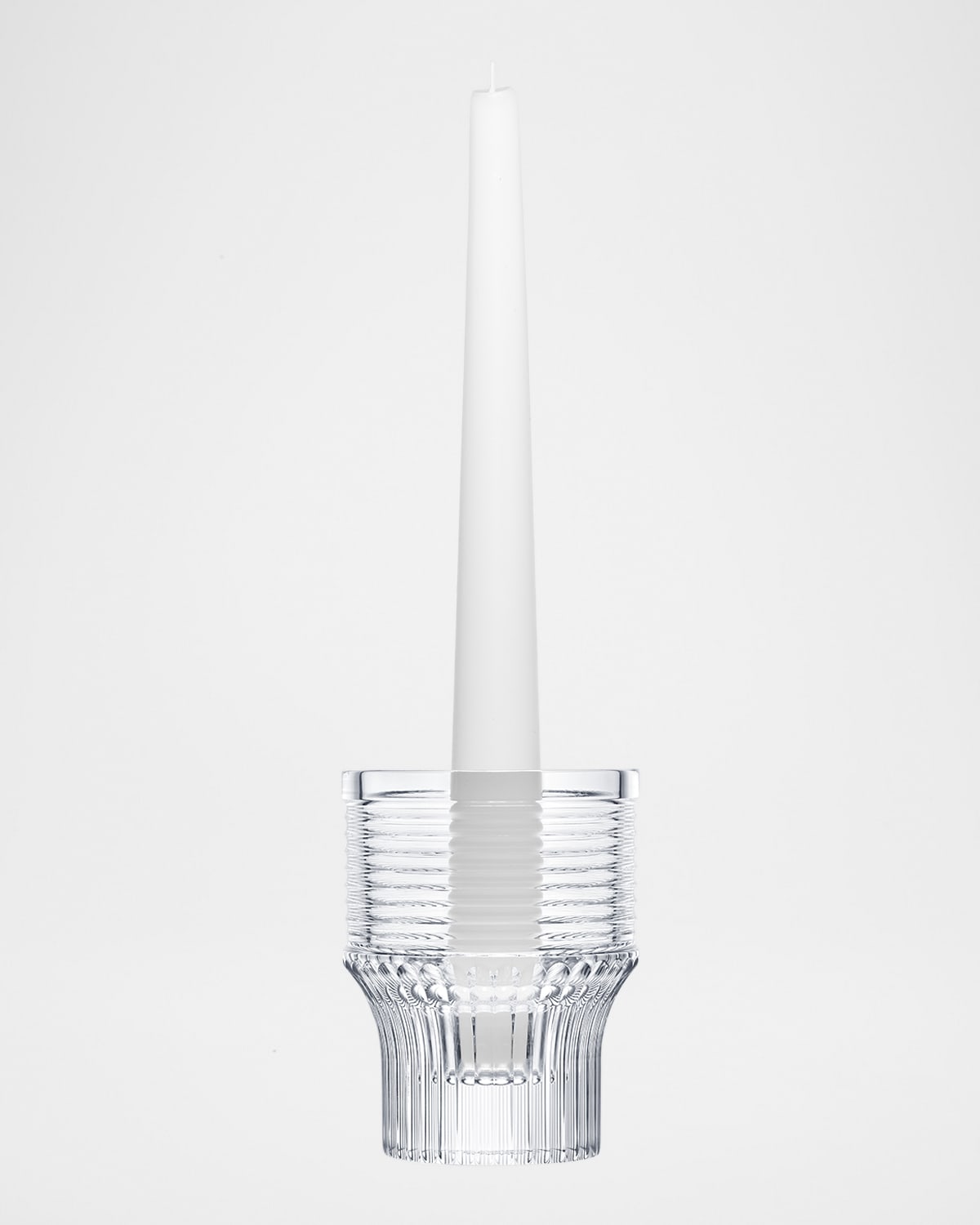 Saint Louis Crystal Arlequin 3-Light Candelabra, Dark Blue | Horchow