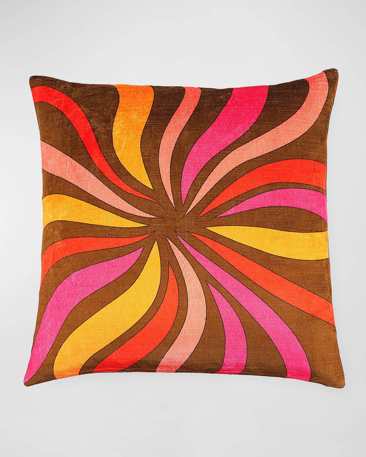 Jonathan Adler Chainstitch Geos Decorative Pillow, Diagonal Triangles ...