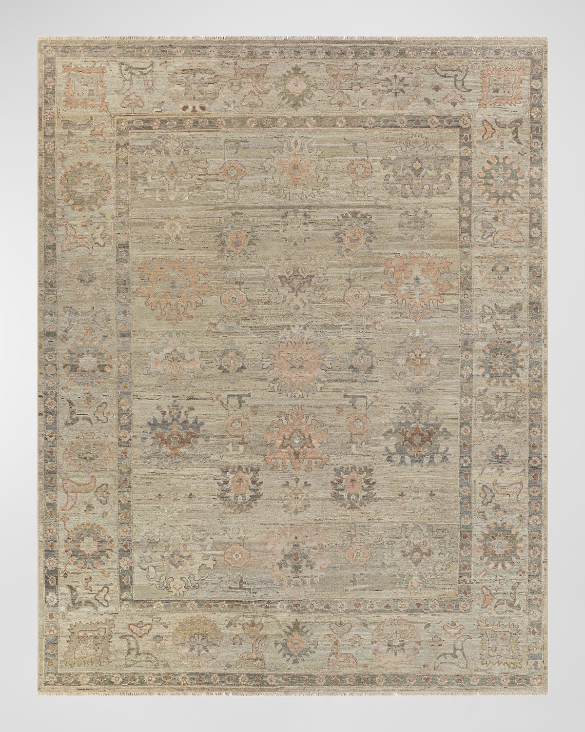 Surya Rugs Ushak Hand-Knotted Rug, 6' x 9' | Horchow