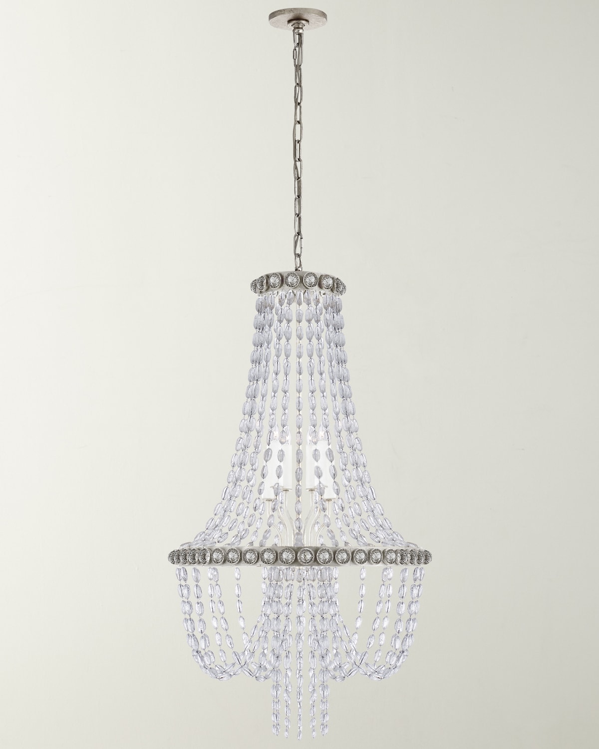 Visual Comfort Signature Go Lightly 30" 8-Light 2-Tier Chandelier by ...