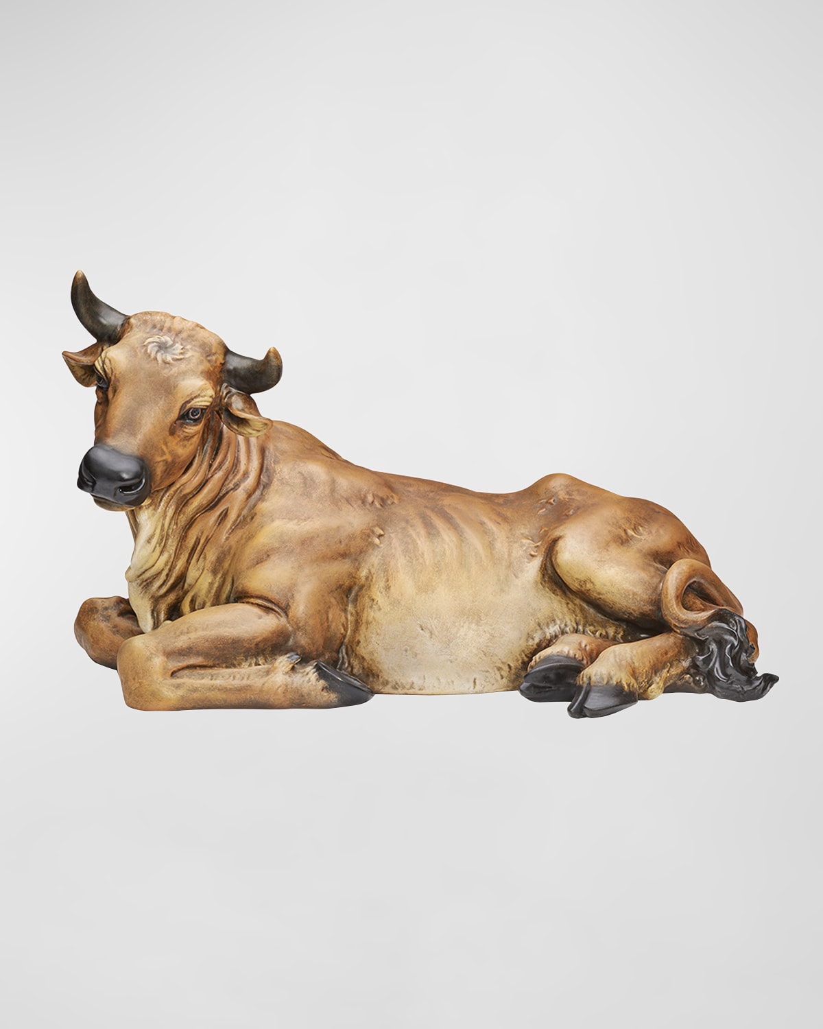 Fontanini 12" Scale Seated Ox Nativity Figure | Horchow