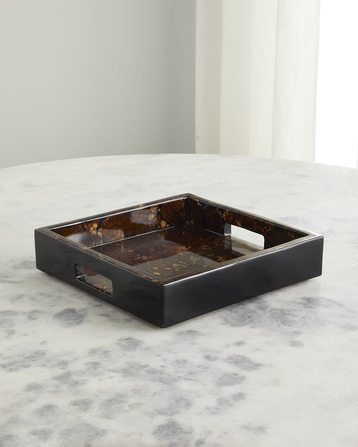 LADORADA Burl Veneer Tray | Horchow