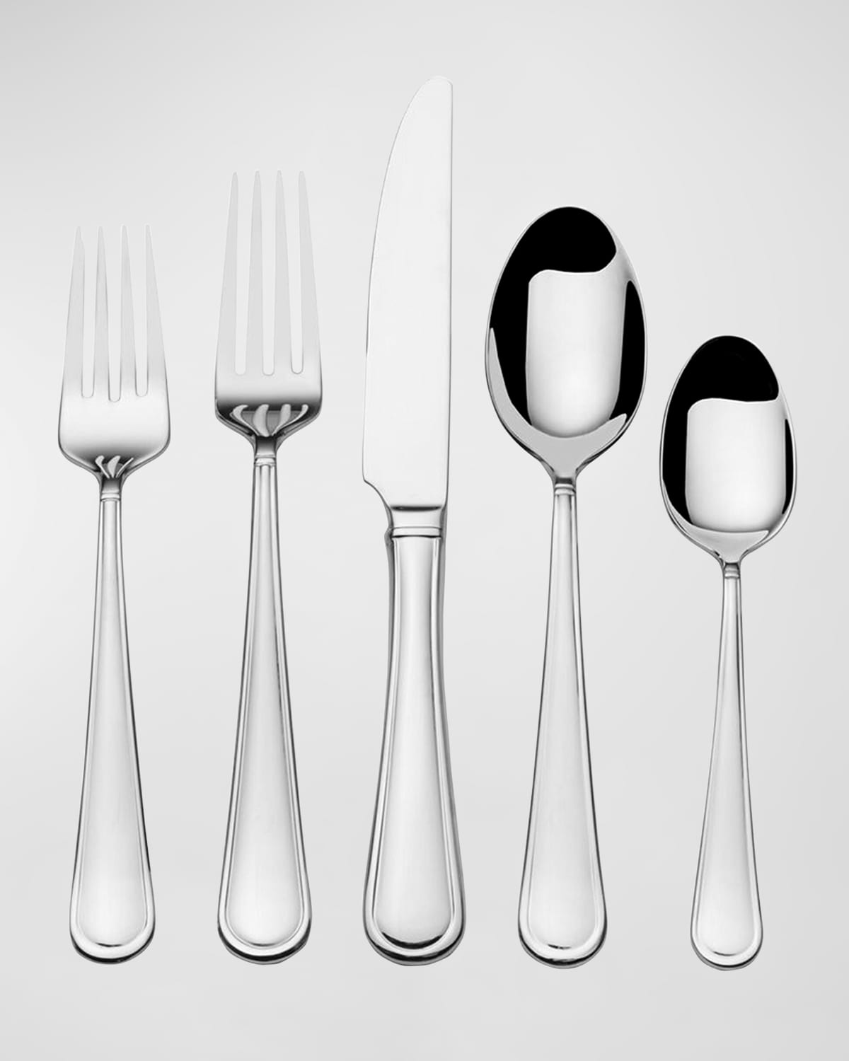 Mikasa 20-Piece Delano Gunmetal Flatware Service | Horchow