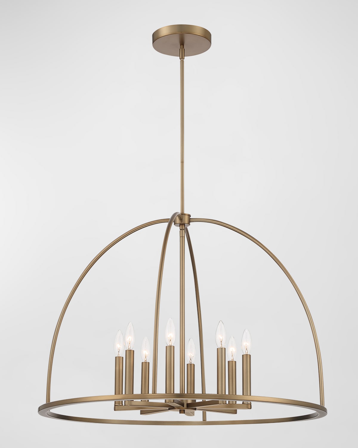 Crystorama Arcadia 5-Light Antique Gold Chandelier | Horchow