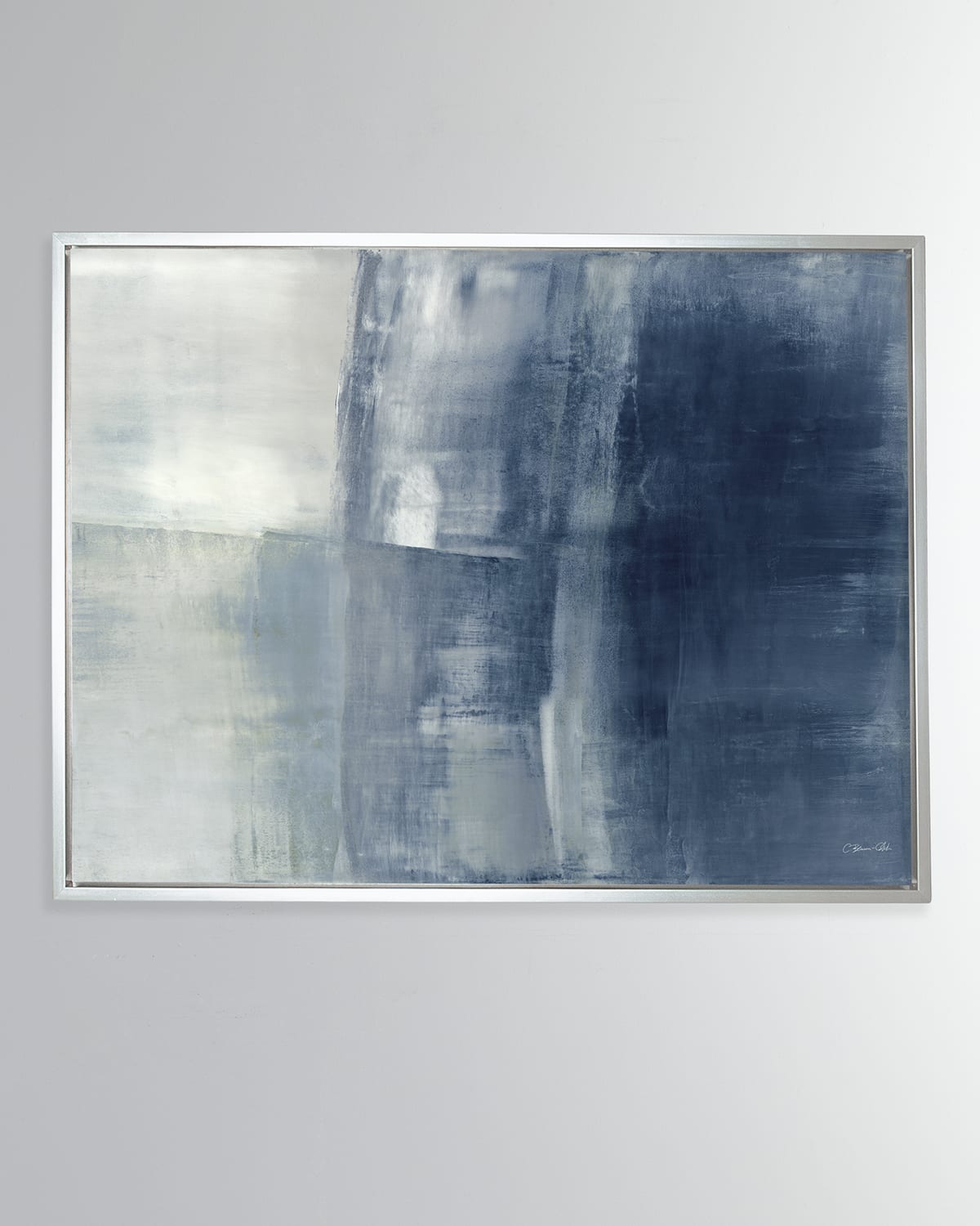 Benson-Cobb Studios "Surfaces in Blue" Hand-Embellished Giclee on ...