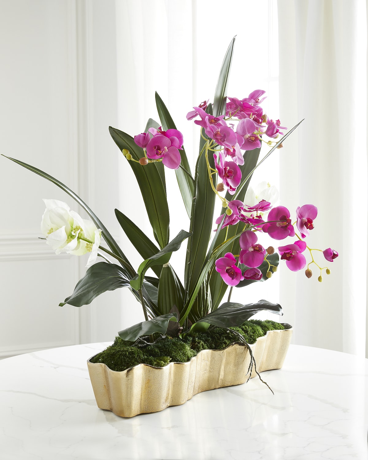 John-Richard Collection Golden Seas Faux-Floral Arrangement | Horchow