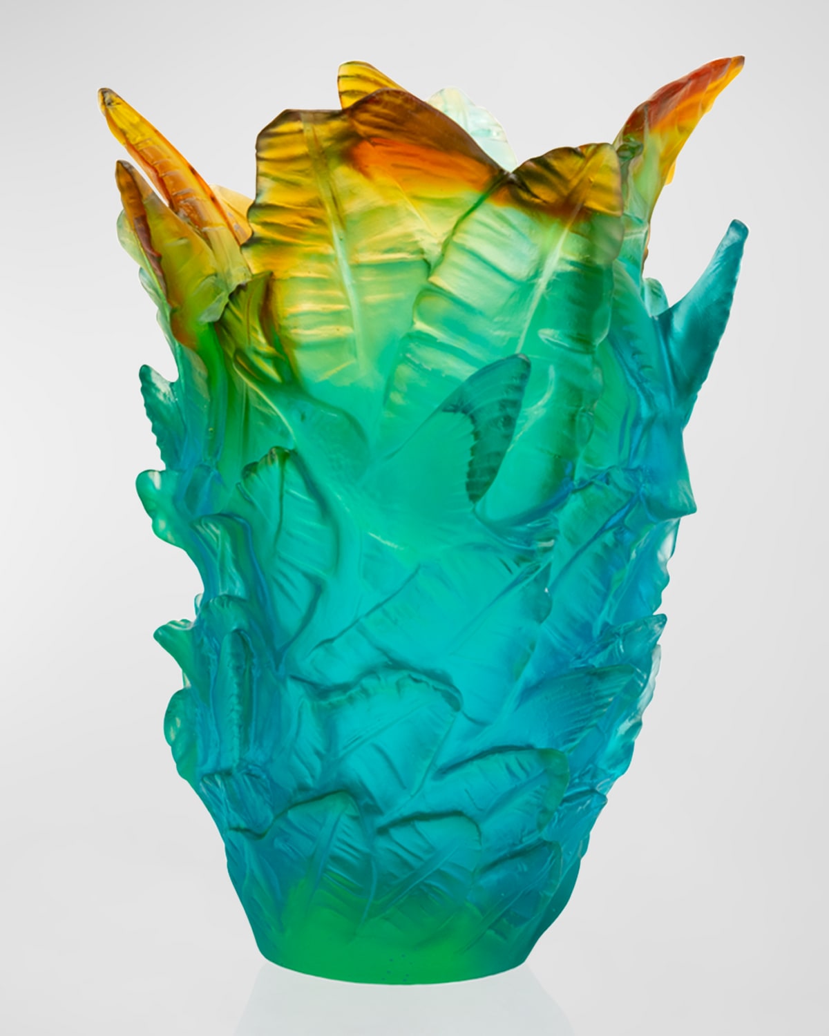 Daum Tropical Voyage Leopard Vase | Horchow