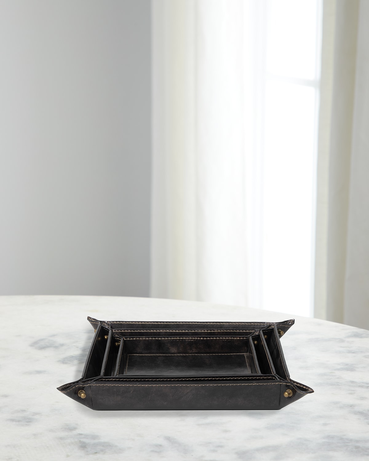 Regina Andrew Sutton Marble Trays, Set of 2 | Horchow