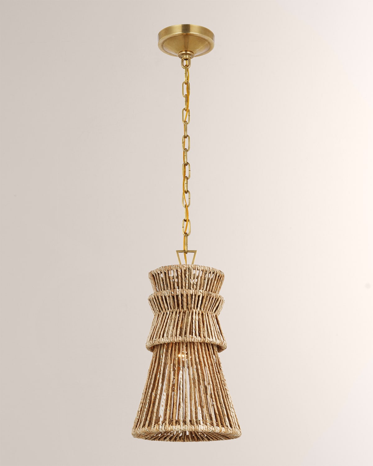 Lucas + McKearn Sawgrass Large Pendant Light, Gold Leaf | Horchow