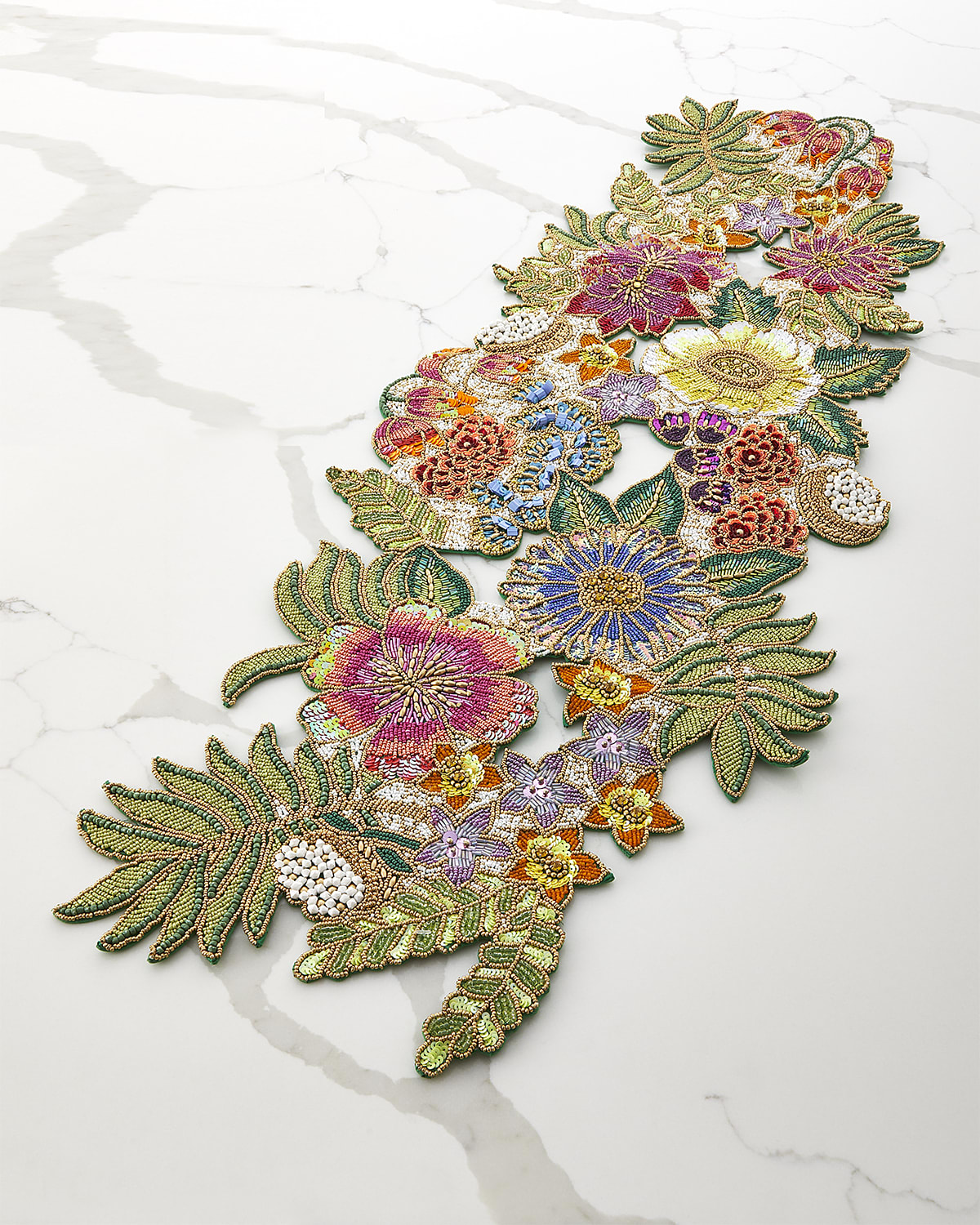 Kim Seybert Sea Odyssey Beaded Table Runner | Horchow