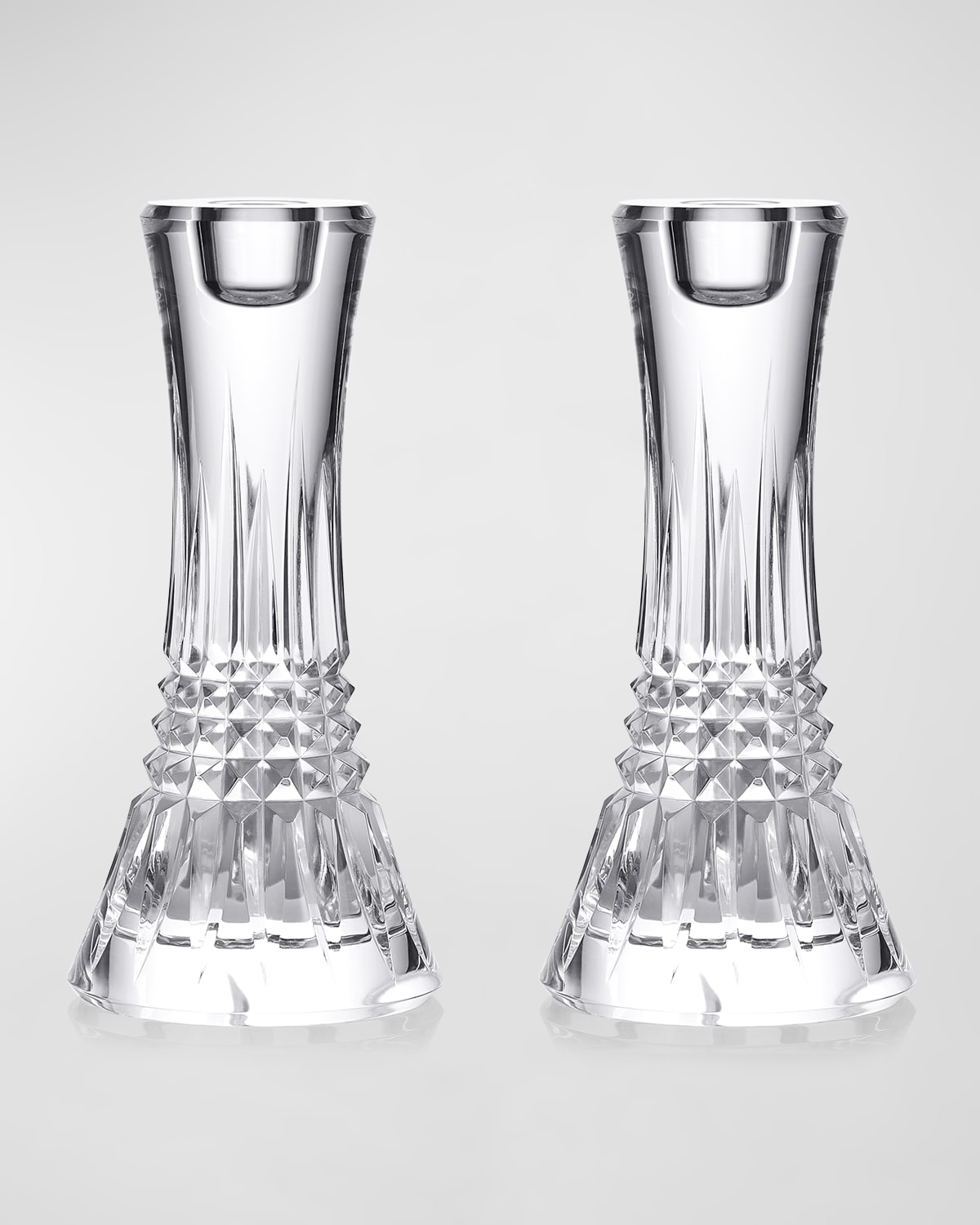 Waterford Crystal Lismore Diamond Candlesticks, Set of 2 | Horchow