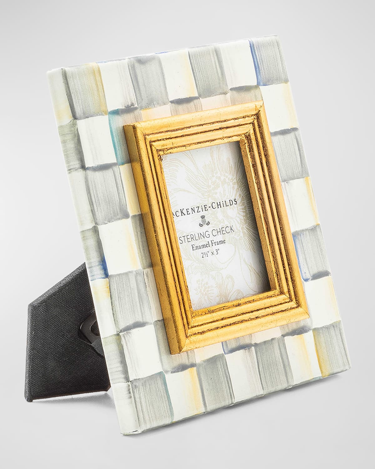 MacKenzie-Childs Sterling Check Photo Frame, 5" x 7" | Horchow