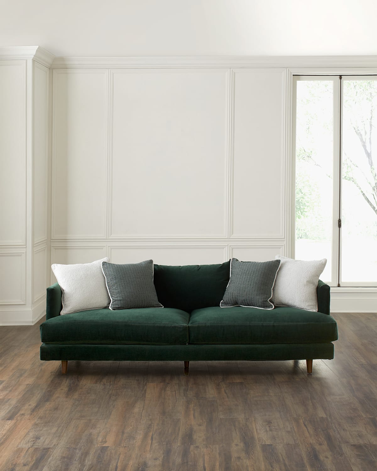 Bernhardt Burnham Leather Sofa, 97" | Horchow