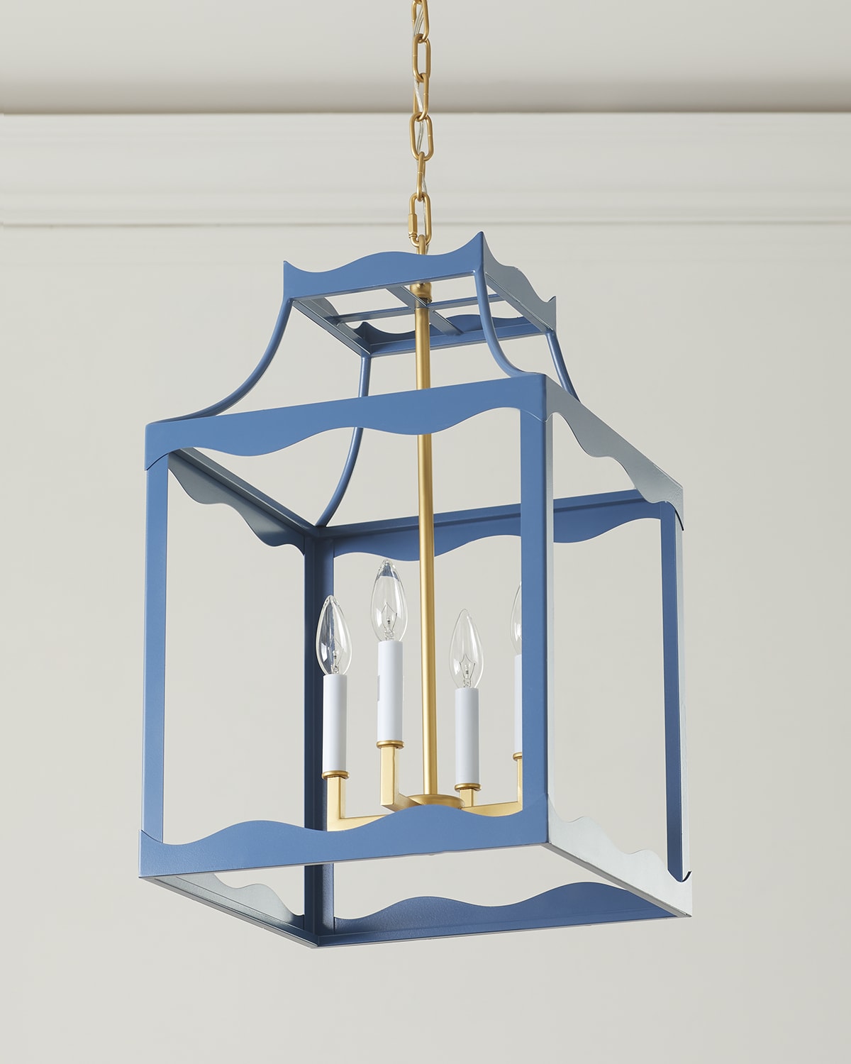 Old World Design Miriam Rectangular Metal Lantern | Horchow