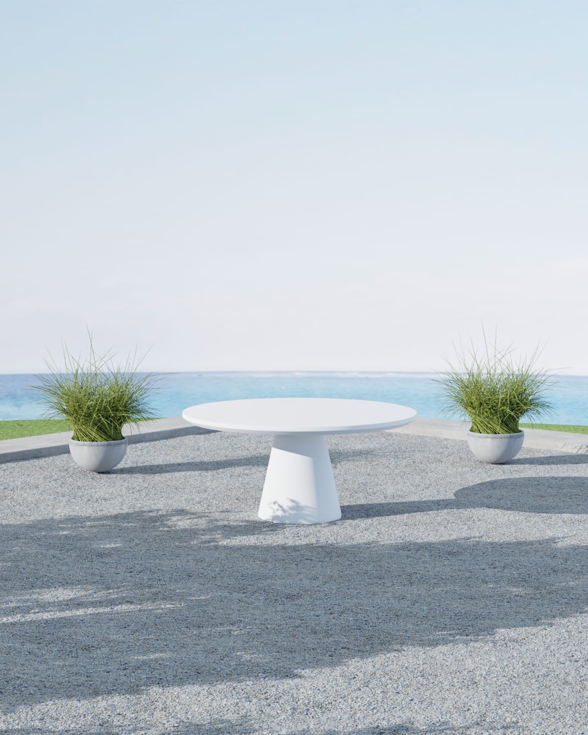 Sunset West Redondo 50" Round Outdoor Dining Table | Horchow