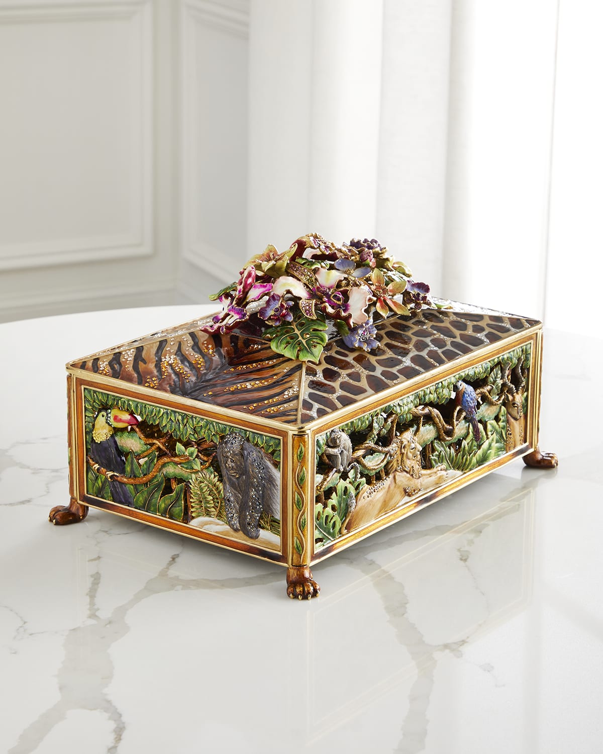 AERIN Colette Cane Magazine Rack | Horchow