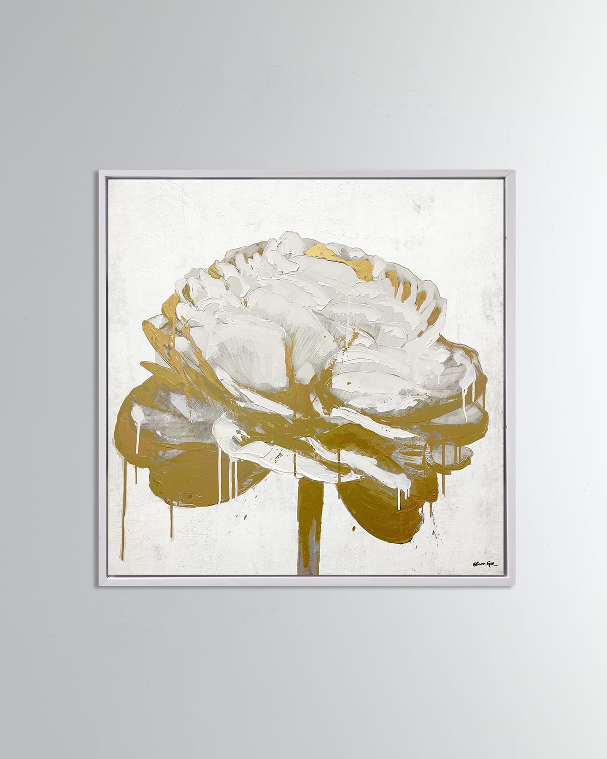 The Oliver Gal Artist Co. 'Gilded Floral' Hand-Embellished Giclee | Horchow