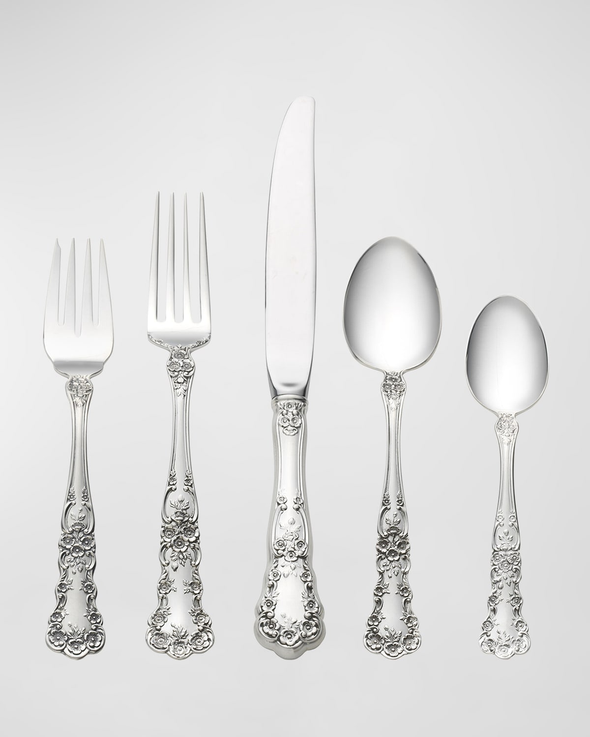 Ricci Silversmith Torsade Mirror 45-Piece Flatware Set | Horchow